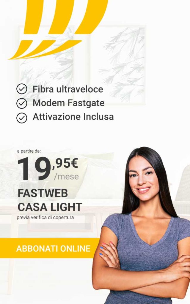Offerte Fastweb Fibra e ADSL per internet super veloce
